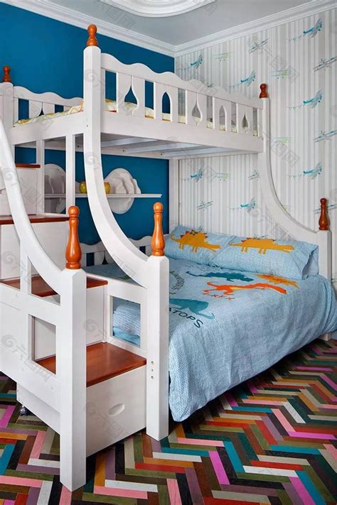 现代儿童房装修效果图装饰装修素材免费下载 图片编号 8766438 六图网