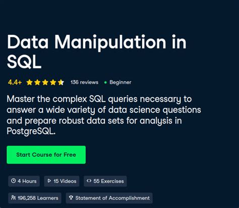 10 best sql courses for beginners in 2025 [free paid]