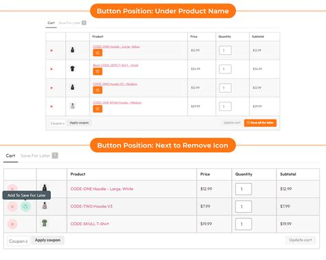 Woocommerce Save Cart For Later Moreconvert