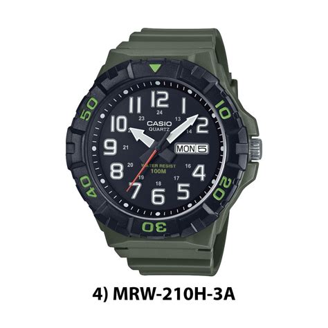Casio Mrw H Series Xl Size Man Analog Quartz Resin Watch Shopee