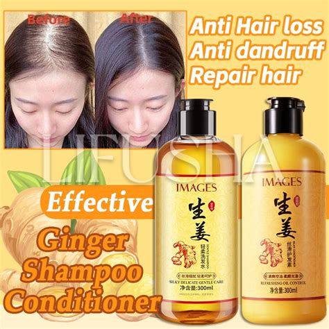 Ginger Hair Shampoo Fast Regrowth Anti Hair Loss Anti Dandruff Anti