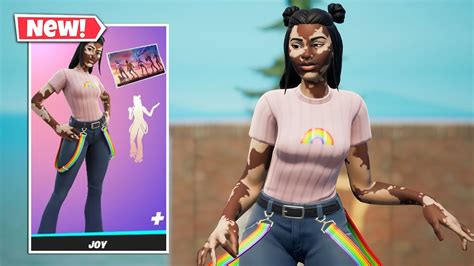 New Joy Skin Gameplay In Fortnite Youtube