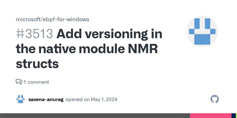 Add Versioning In The Native Module Nmr Structs Issue