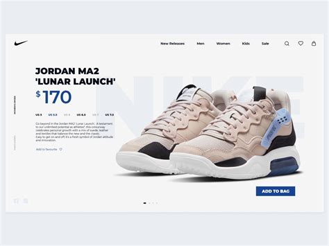 Nike Product Card By Irena Ts On Dribbble