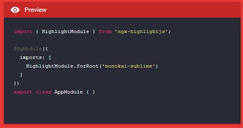 angular syntax highlighting module highlight js angular script