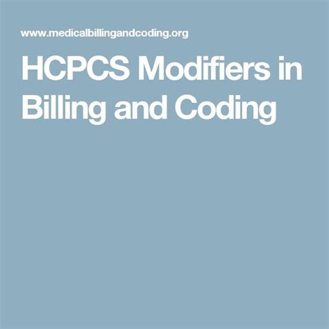 HCPCS Modifiers MedicalBillingandCoding Org Basic Life Support Billing And Coding