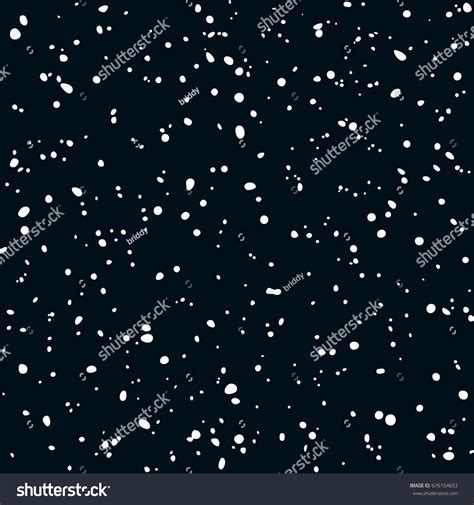 White Random Dots On Black Background Stock Vector Royalty Free 676154653