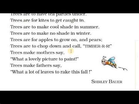 TREES Class 7th English Poem FULL POEM EXPLANATION ENGLISH KAKSHA YouTube