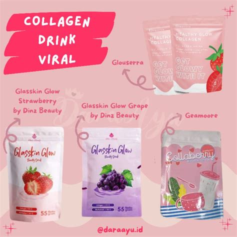 Jual Minuman Kolagen Collagen Glasskin Glow Glouserra Healthy Glow