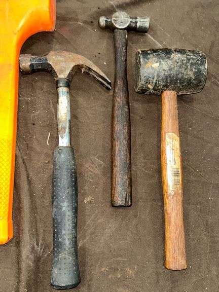 Machinist Hammers Mallets Body Cross Chisel Mclaughlin Auctioneers