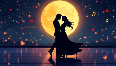 Free Dancing Under Moonlight Image Romance Dancing Couple