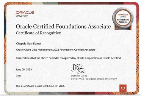 Chepala Sasi Kumar On Linkedin Helloconnections Oracle