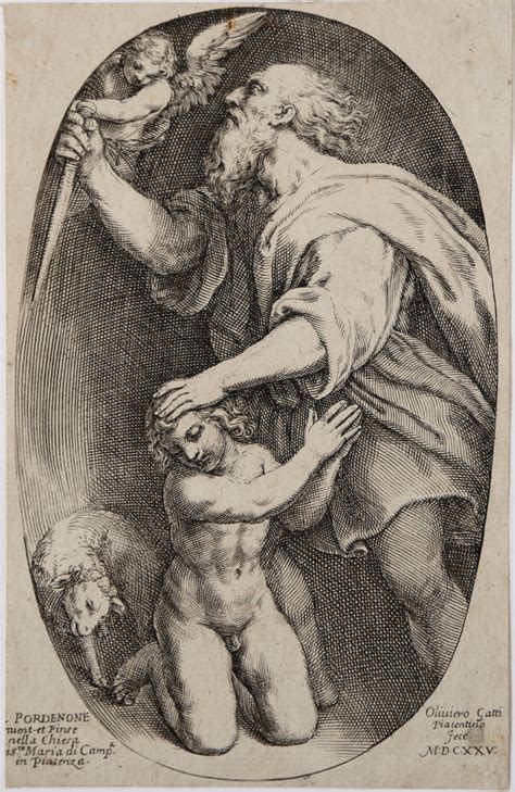 Abraham Preparing To Sacrifice His Son Isaac