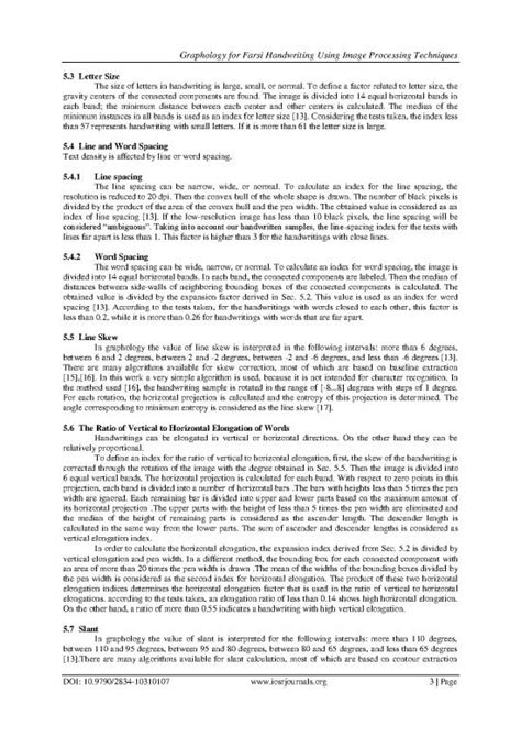 Personality Pdf Graphology For Farsi Handwriting Using Image