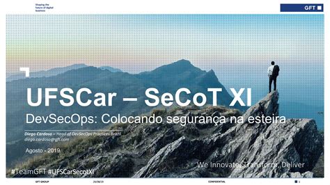 DevSecOps Colocando segurança na esteira PPT