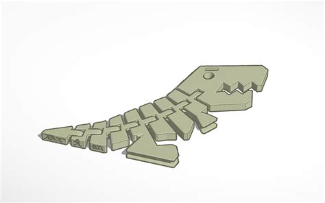 3d Design T Rex Tinkercad