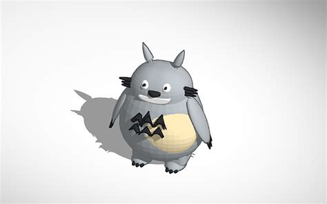 3d Design Totoro Tinkercad