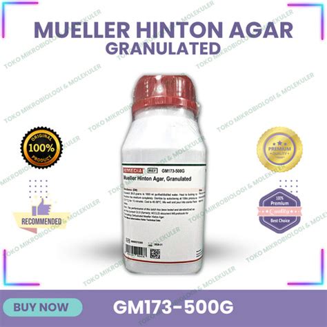 Jual Mueller Hinton Agar Granulated 500g Kab Bogor Toko