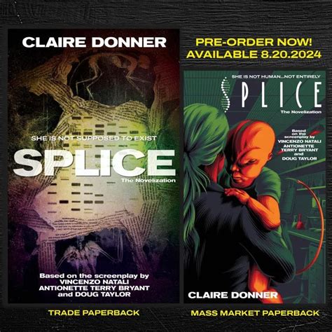 익스트림무비 빈센조 나탈리의 스플라이스가 올 여름 역주행 공식 소설화