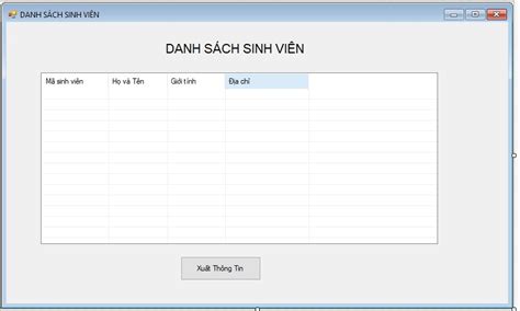 Adonet Và Sqlserver Truy Vấn Nhiều Dòng Dữ Liệu Thầy Thạch Blog