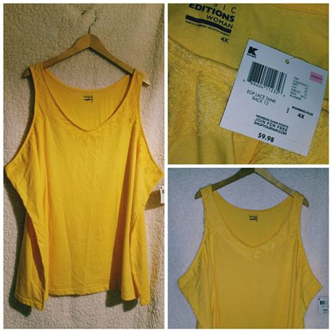 Basic Edition Woman Plus Size Lace Tank Womens Fashion Tops Others