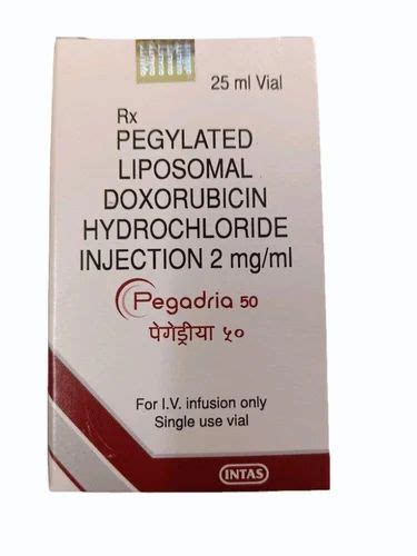 Pegylated Liposomal Doxorubicin Hydrochloride Injection 2 Mg At Rs