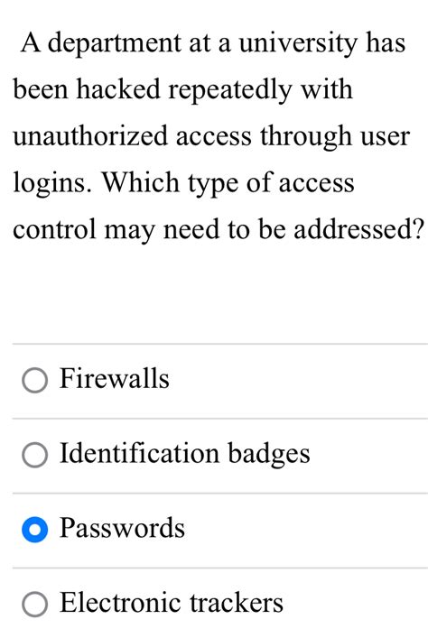 Solved A Department At A University Has Been Hacked
