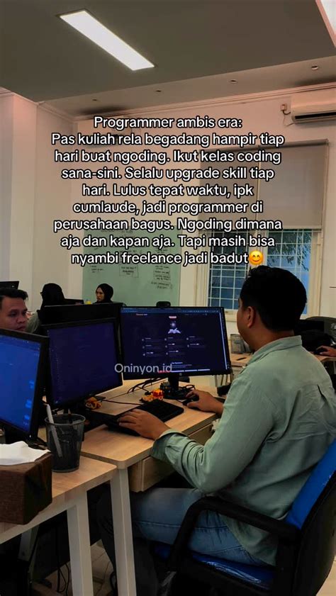 Oninyon Software Solution Yang Penting Salting Dulu😁 Programmerjokes Programmering