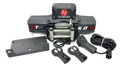 Guincho Elétrico Dandaro Xtr S 6000 Lbs 12v Utv Cabo Aço Parcelamento Sem Juros