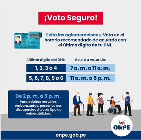 Elecciones 2022 Consulta Con Dni A Qué Hora Debes Ir A Votar