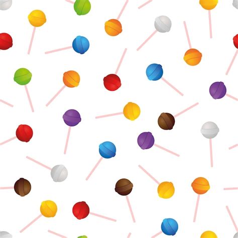 Premium Vector Candy Pattern