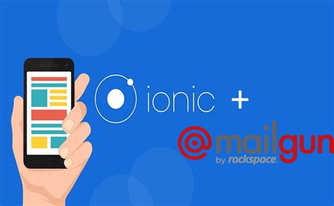 slanje e maila iz ionic mobilne aplikacije pomoću mailgun apija