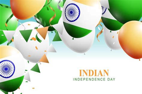 インドの独立記念日の背景 Premiumベクトル素材