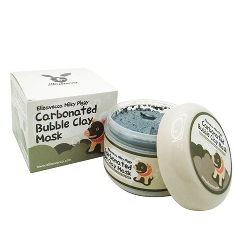 Глиняно-пузырьковая маска Elizavecca Milky Piggy Carbonated Bubble Clay ...