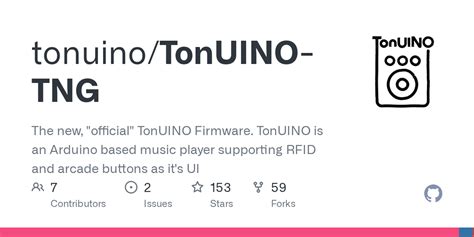 Github Tonuinotonuino Tng The New Official Tonuino Firmware