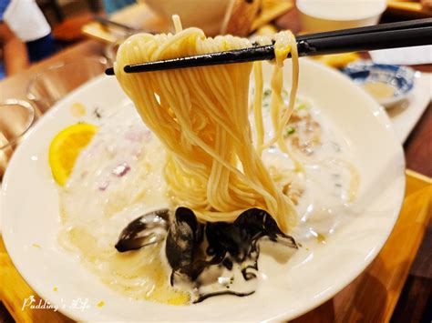 新竹餐廳滝禾製麵所客製化湯頭 麵條 叉燒拉麵 招牌柚雞白湯 赤蝦味噌日式拉麵 Pudding s Life