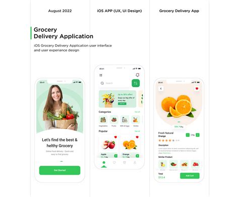 Grocery Delivery Mobile App UI UX Design On Behance