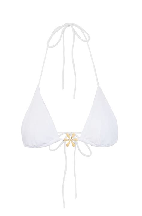 Juliana Bikini Top White Asta Resort