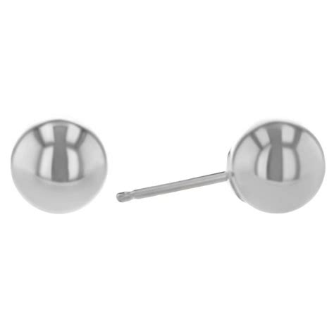 Sterling Silver Ball Stud Earrings 6 Mm Borsheims