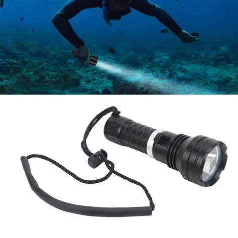 Underwater Flashlight Magnetic Switch Xhp70 Led Underwater Diving Eur