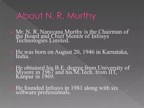 Nrmurthy Pptx