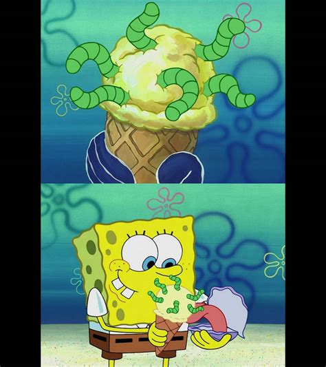 Spongebob Worm Ice Cream By Mdwyer5 On Deviantart