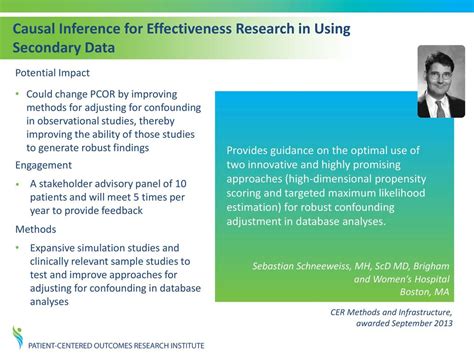 Improving Pcor Methods Causal Inference Ppt Download