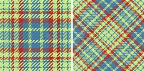 Textile Fabric Plaid Vector Pattern Seamless Stock Image Image Of