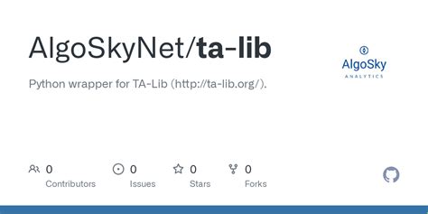 Github Algoskynetta Lib Python Wrapper For Ta Lib Ta