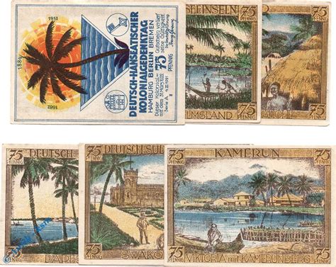 Notgeld De 6 Scheine Kpl Berlin Notgeld Set Mit 6 Scheinen In Kfr M