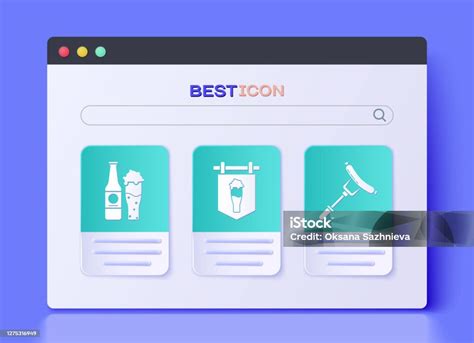포크 아이콘에 맥주 한 잔 맥주 병 유리 및 소시지한 잔이 있는 거리 간판을 설정합니다 벡터 0명에 대한 스톡 벡터 아트 및 기타 이미지 Istock