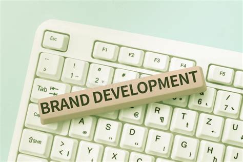 Writing Displaying Text Brand Development Business Concept Defining The Product To Excel In The