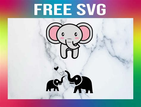 Silhouette Baby Elephant Svg 138 SVG File For Silhouette