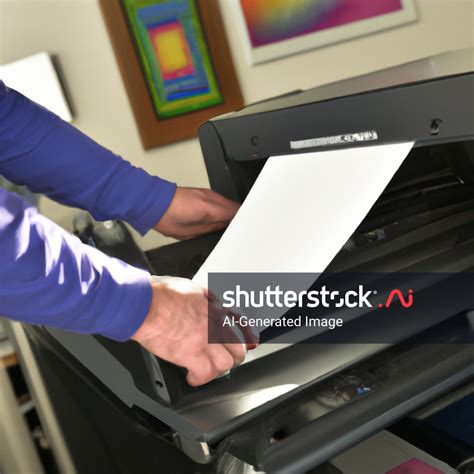 Indoor Photo Person Using Job Printer Ai Generated Image 2287777379